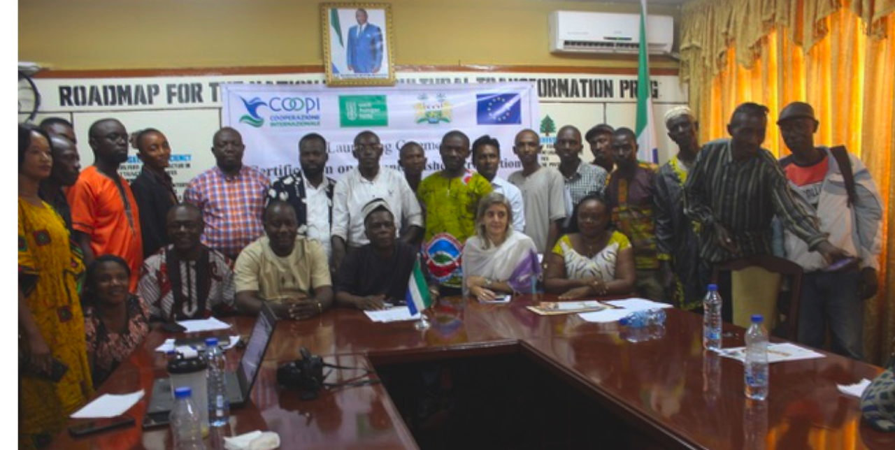 First organic cashew export in Sierra Leone | COOPI