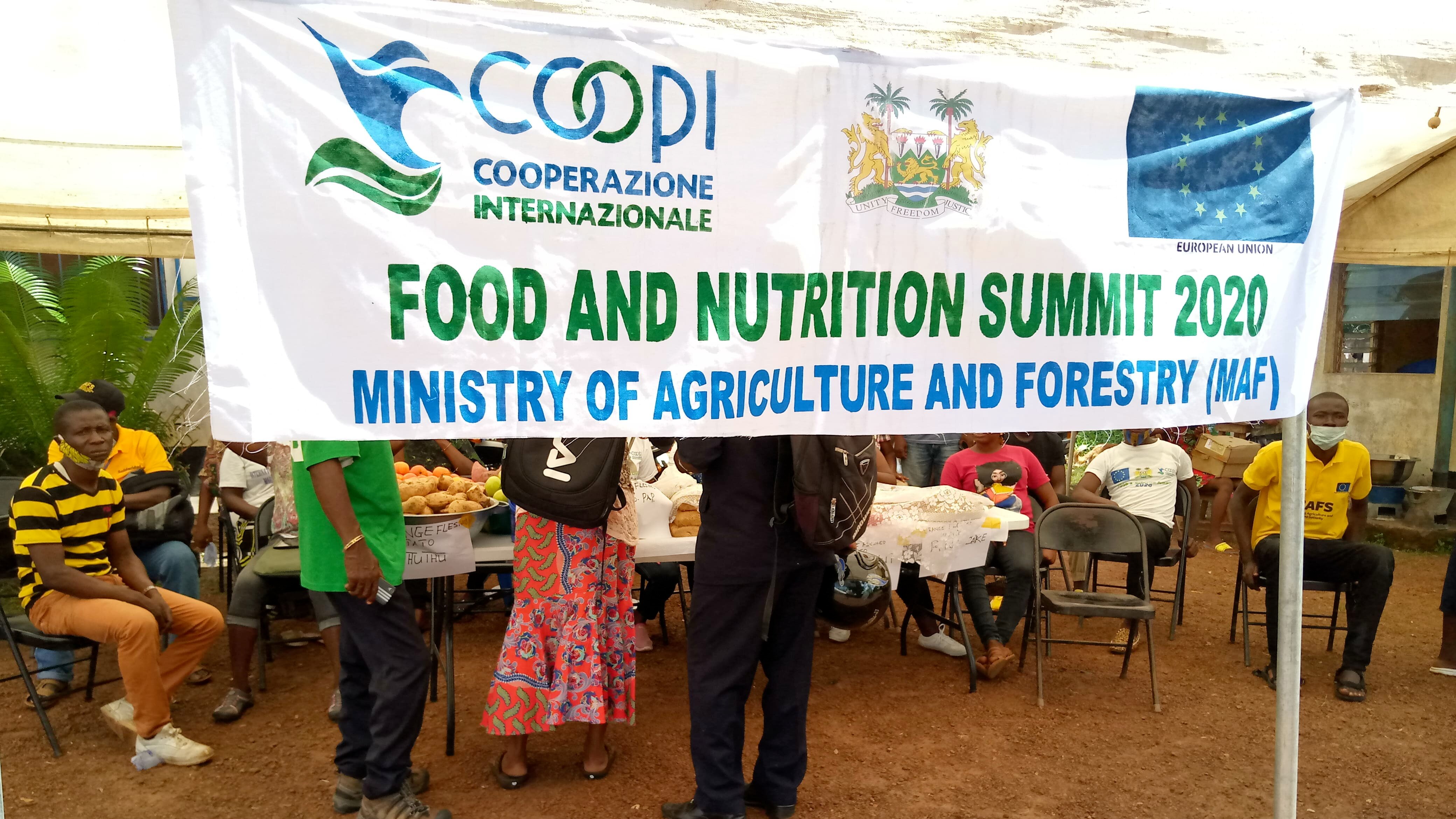 Sierra Leone. COOPI facilitates the Food and Nutrition Summit 2020 | COOPI