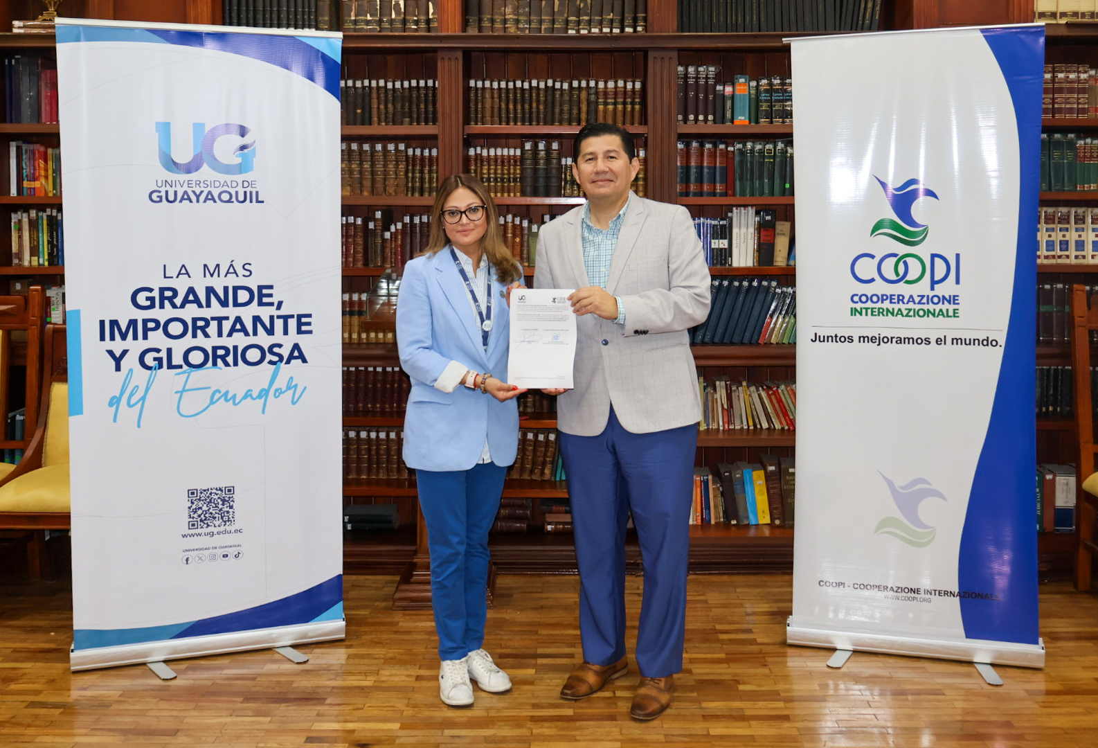Ecuador. Agreement between COOPI and the University of Guayaquil for ...