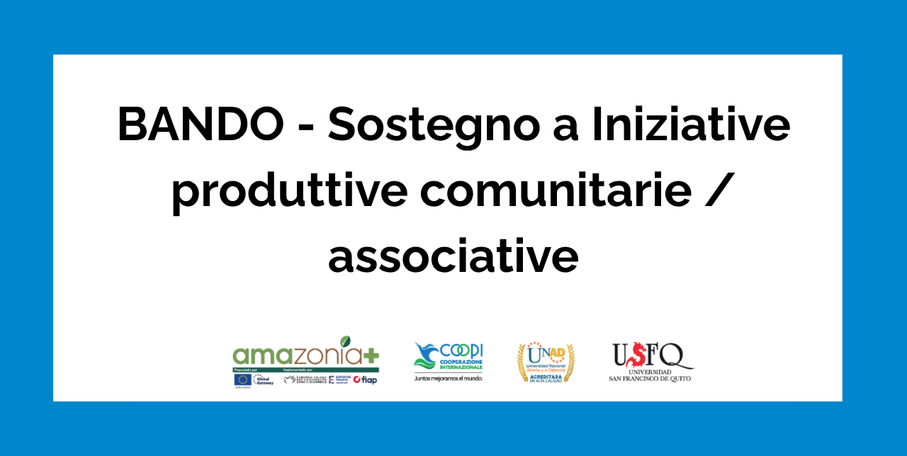 Convocatoria de apoyo a iniciativas productivas comunitarias del ...